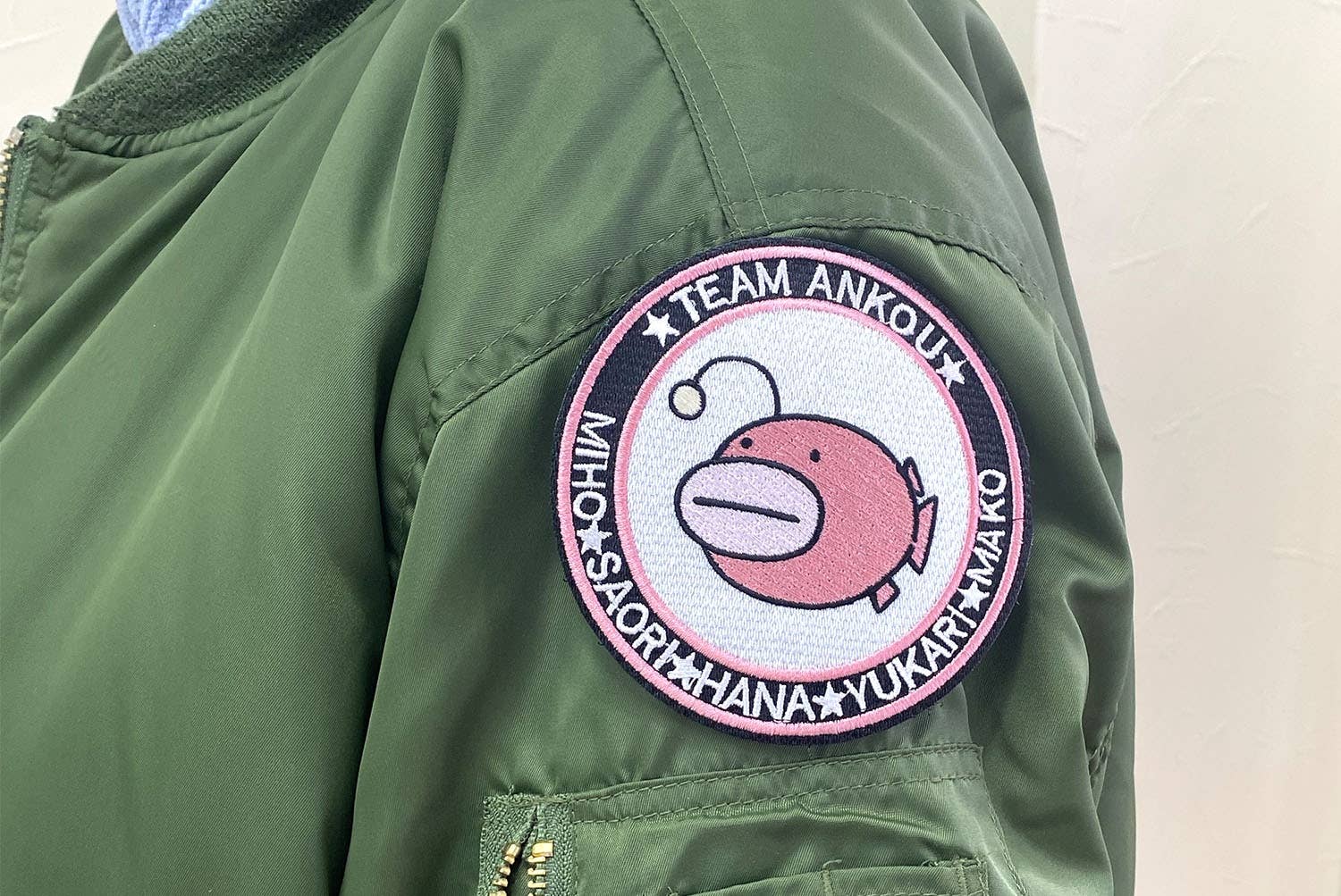Girls und Panzer Final Chapter Anglerfish Team Removable Embroidered ...