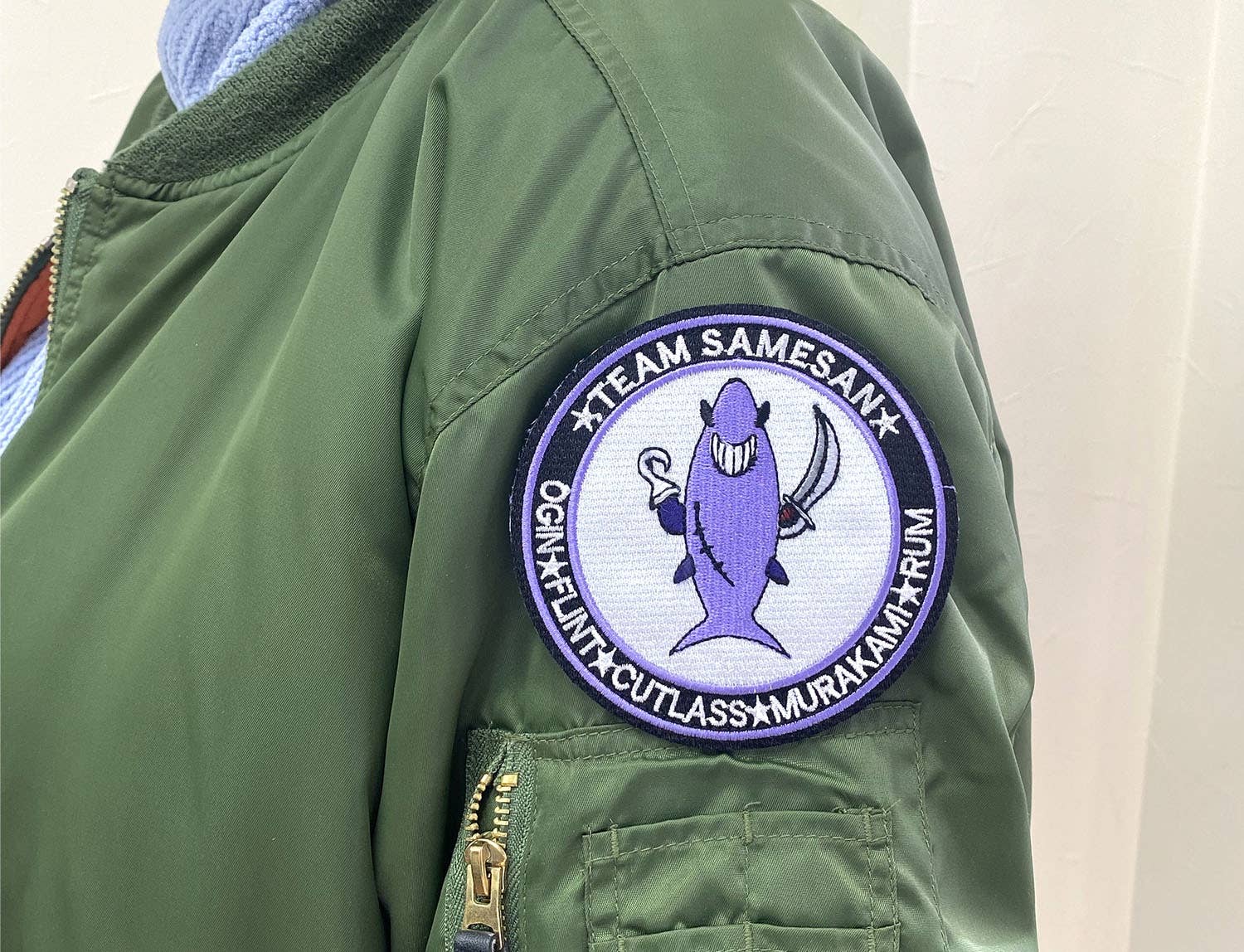 Girls und Panzer Final Chapter Shark Team Removable Embroidered Patch ...