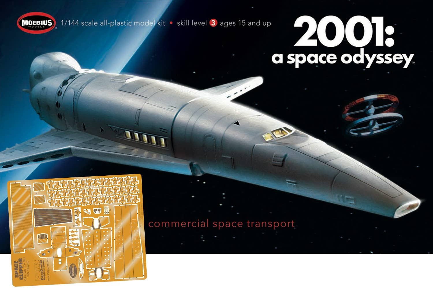 2001: A Space Odyssey: Orion III Space Clipper with Detail-Up Set | HLJ.com