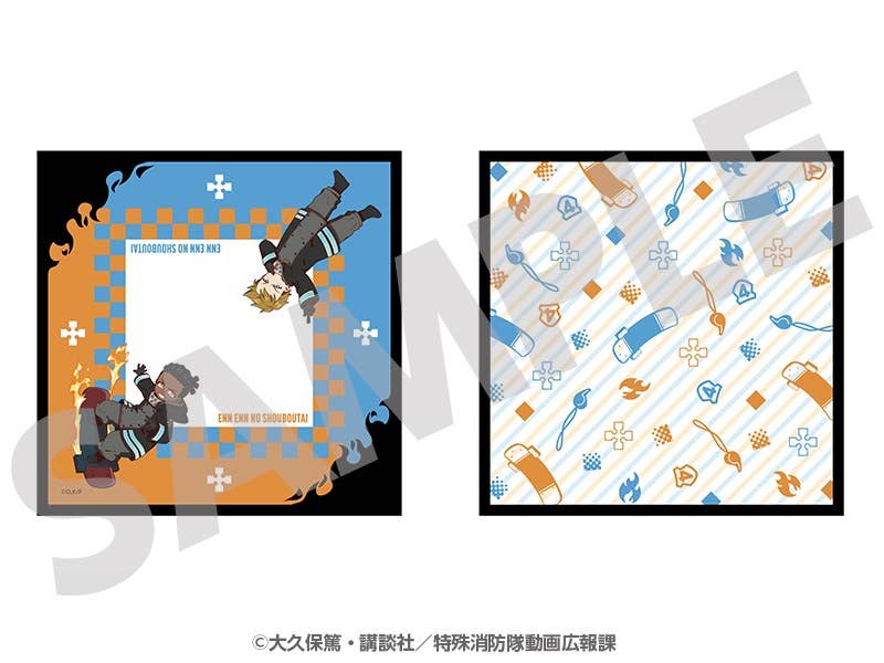 Fire Force: Ogun & Phan Chibi Chara Hand Towel | HLJ.com