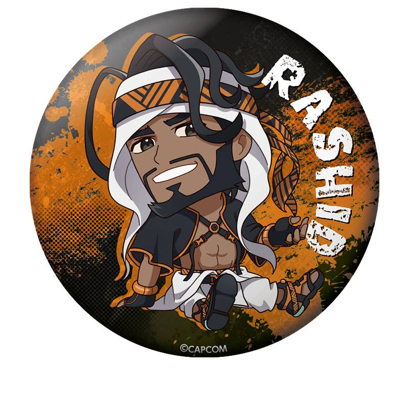 Street Fighter 6: Petanko Can Badge Rasheed | HLJ.com