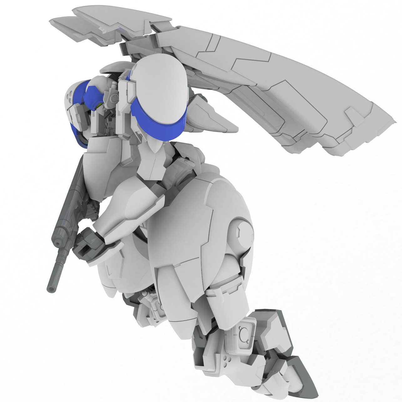 EXTENSION SET A For 5inM PLD [ANGEL WING & M51GRENADE LAUNCHER ...