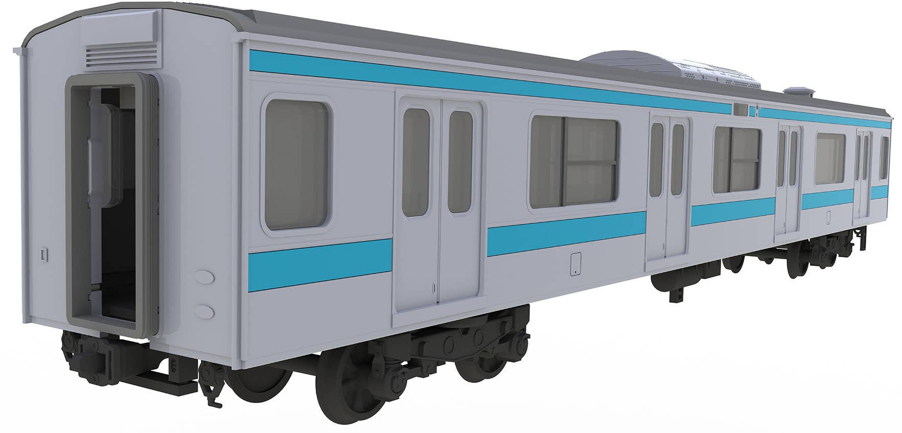 JR East Japan 209 Series DC Train type (Keihin Tohoku color) Saha 209 ...