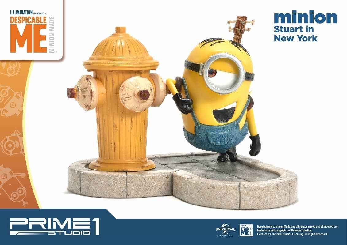 Prime Collectable Figure Despicable Me: Stuart in New York Statue ...