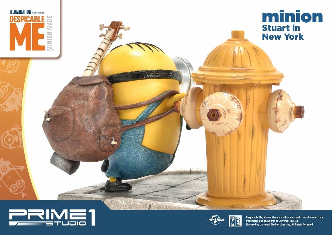 Prime Collectable Figure Despicable Me: Stuart in New York Statue ...