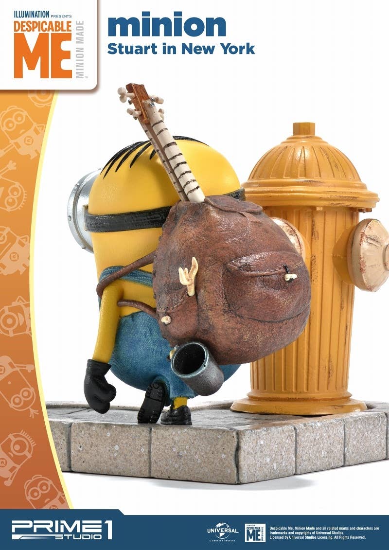 Prime Collectable Figure Despicable Me: Stuart in New York Statue ...