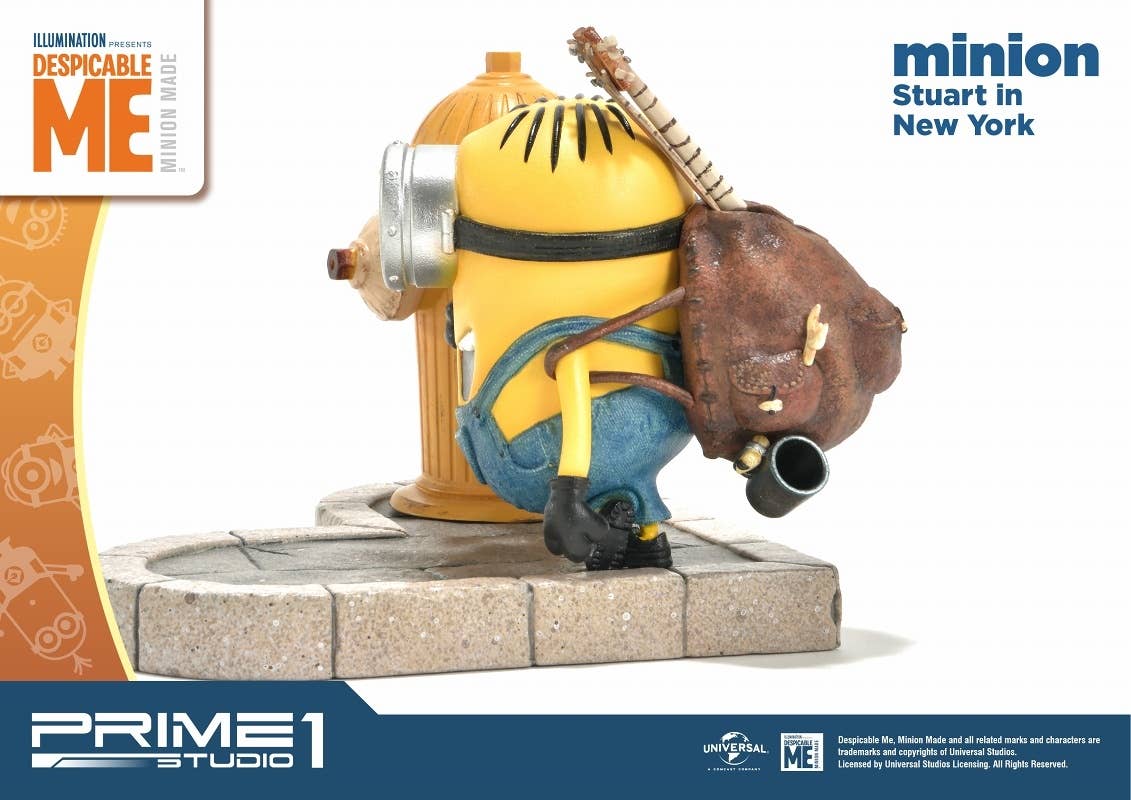 Prime Collectable Figure Despicable Me: Stuart in New York Statue ...