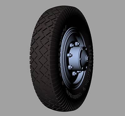 Australia Adgz (M35) Armored Car Tire Wheel Continental | HLJ.com