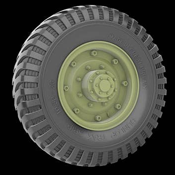 Tire Wheel for England Daimler AC Armored Car (Dunlop) | HLJ.com