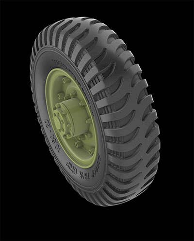 Tire Wheel for England Daimler AC Armored Car (Dunlop) | HLJ.com