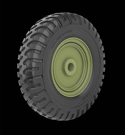 Tire Wheel for England Daimler AC Armored Car (Avion) | HLJ.com