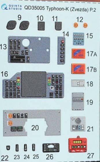 MRAP Typhoon-K 3D-Printed & Coloured Interior Decal (for Zvezda kits ...