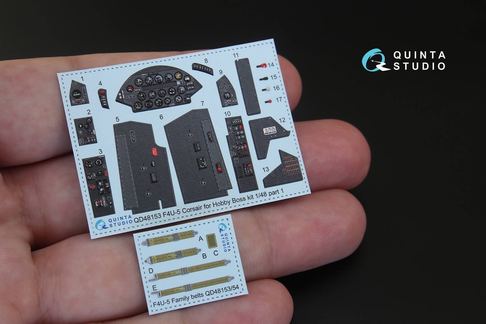 F4U-5 Corsair Interior 3D Decal (for Hobby Boss kit) | HLJ.com