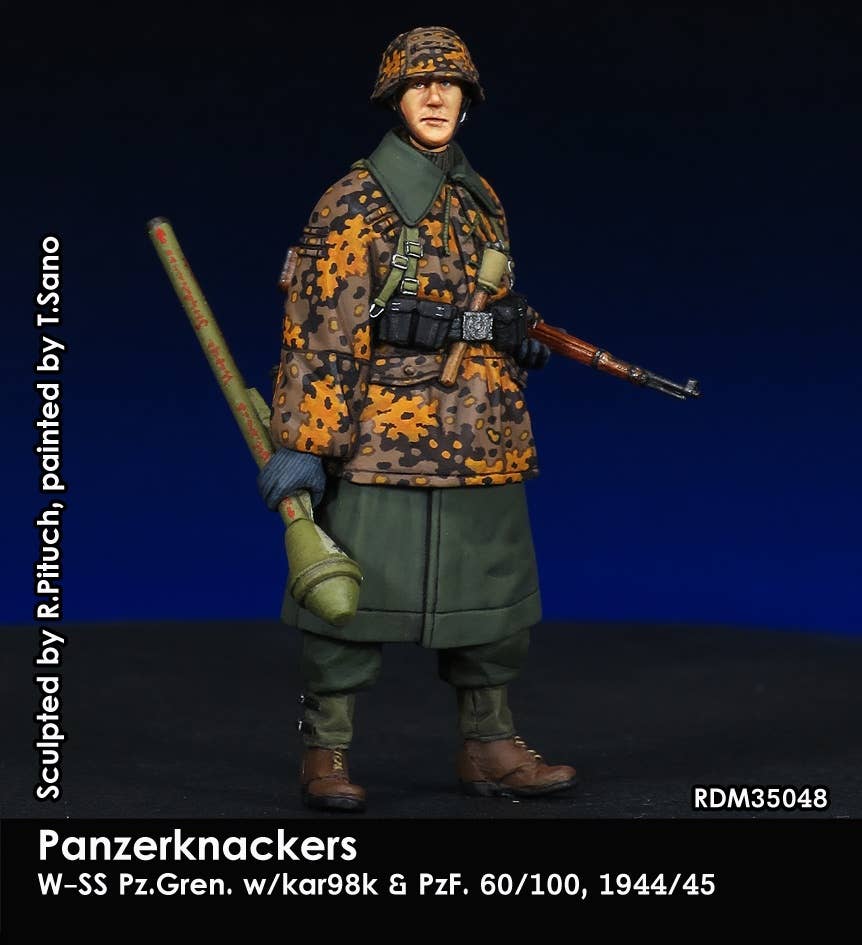 WW.II German Waffen SS Grenadier Kar98k Rifle & Panzerfaust 60/100 1944 ...