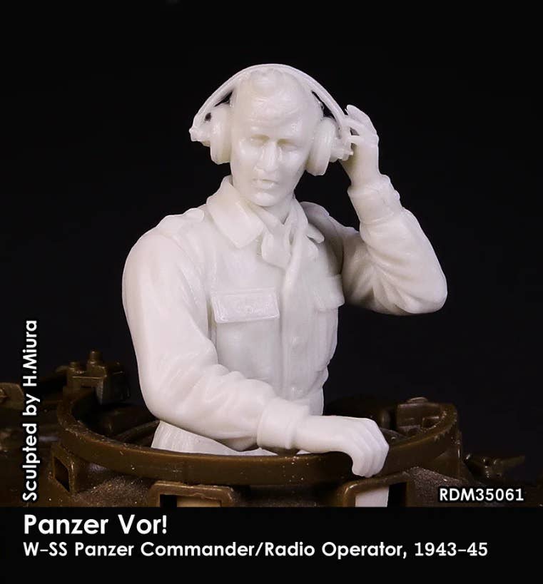 WWII Germany Waffen SS Tank Crew #4 Commander/Radio Operator 1943-45 ...