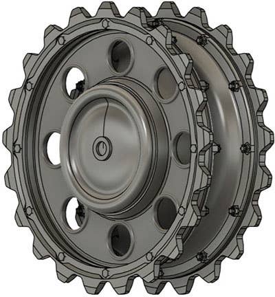 Panzerkampfwagen III F/G/H Modified Spacer Drive Wheel | HLJ.com