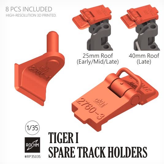 WW.II German Tiger I Spare Track Holder | HLJ.com