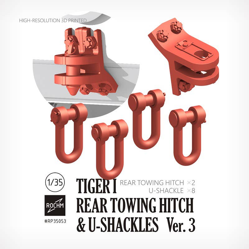 Rear Towing Hold for WWII German Tiger I Heavy Tank / U-shaped Shackle ...