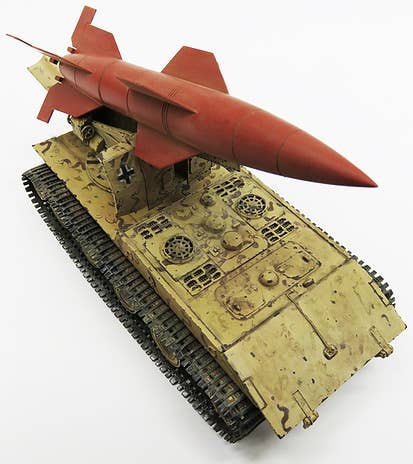 German E-100 Waffentraeger mit V4 Boden-Boden-Rakete (LP FIST of War ...