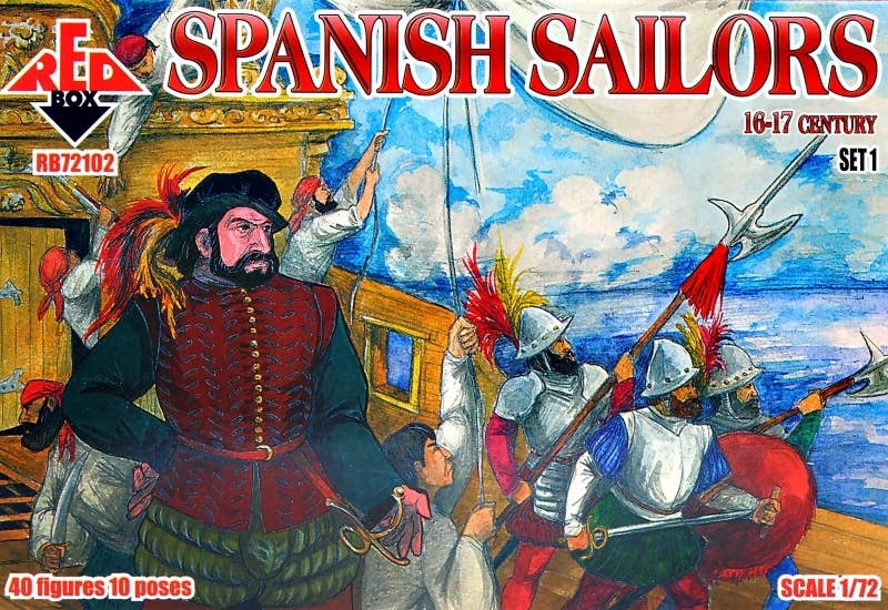 Spanish Sailors 16-17 Century (40 figures, 10 poses) | HLJ.com