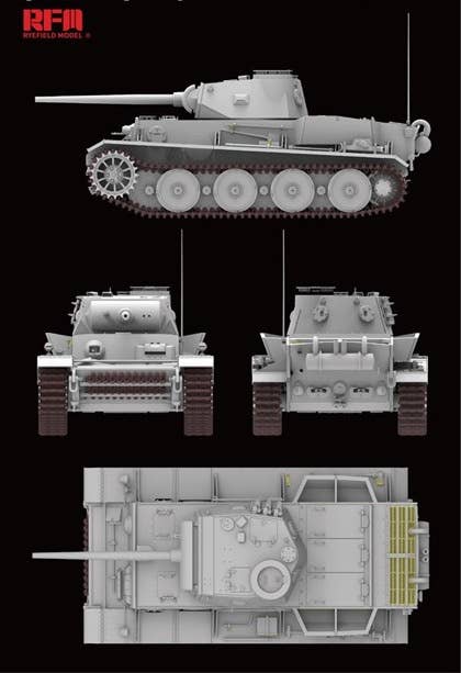 Pz.Kpfw.VI (7.5cm) Ausf.B (VK36.01) w/Workable Track Links | HLJ.com