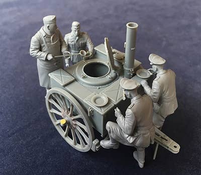 German Field Kitchen with Soldiers Lunch Time | HLJ.com