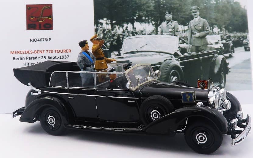 Mercedes-Benz 770 Tourer September 25, 1937 Berlin Parade Hitler ...