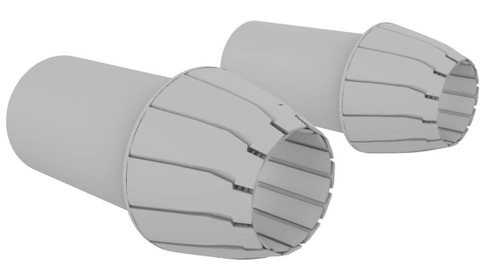 GE nozzle closed for F-14, for Revell | HLJ.com