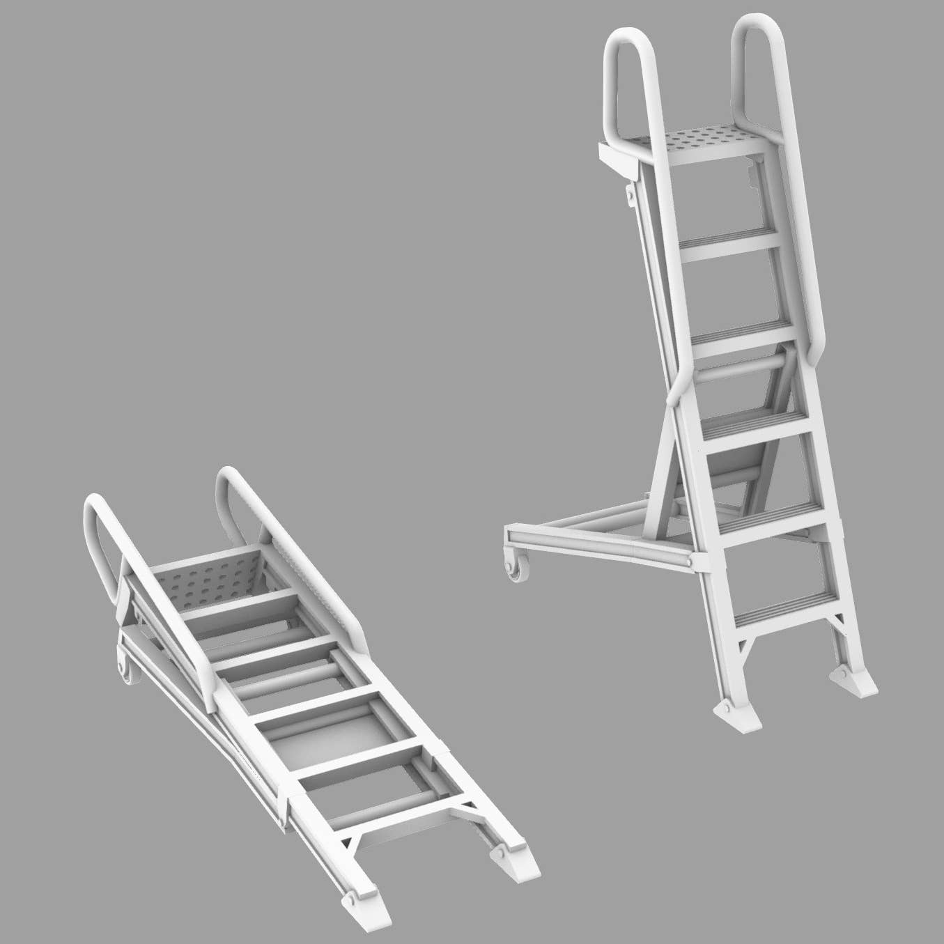 F-104 boarding ladder plus folded version, for Revell | HLJ.com