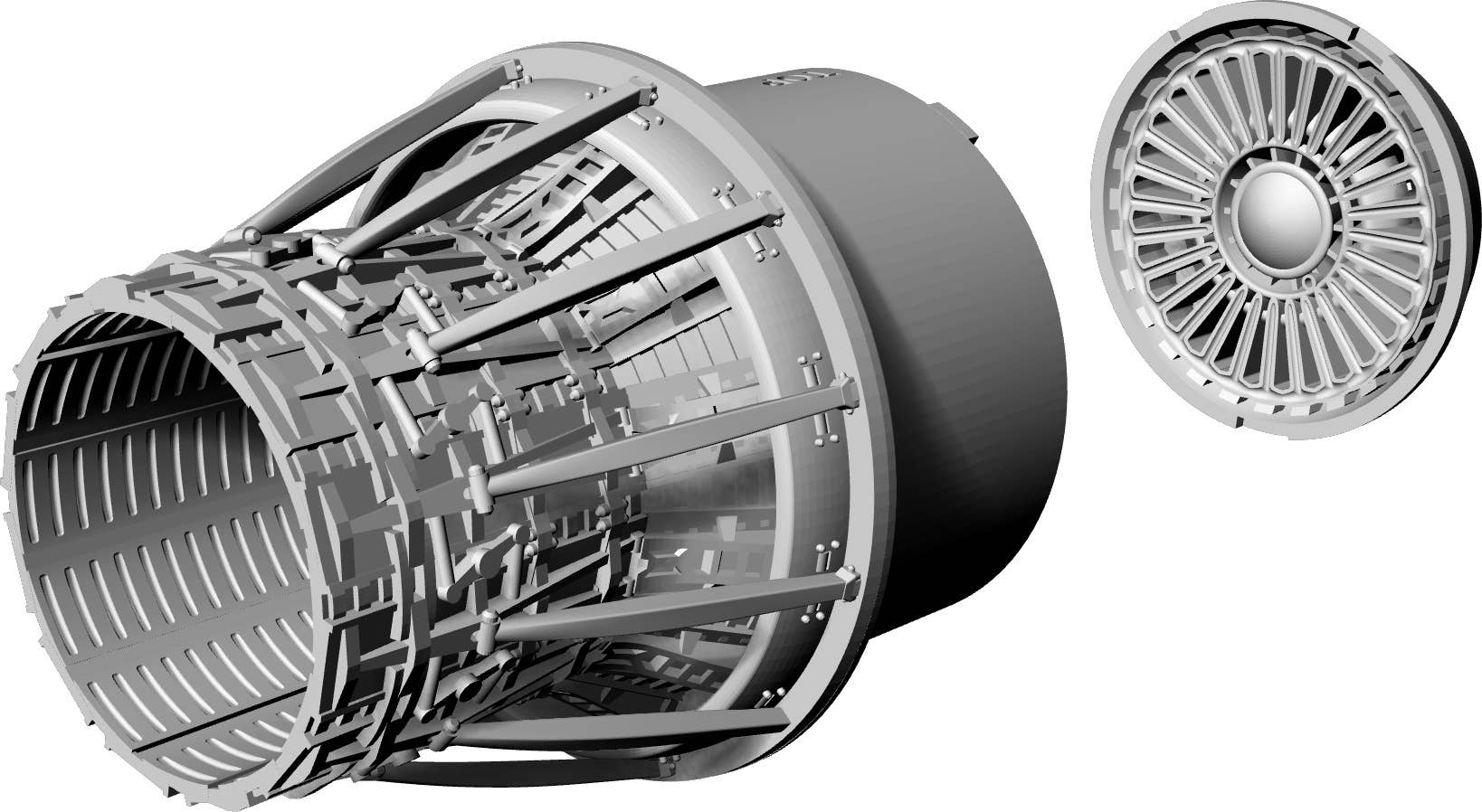 B-1B Lancer exhaust Close option, for Academy | HLJ.com