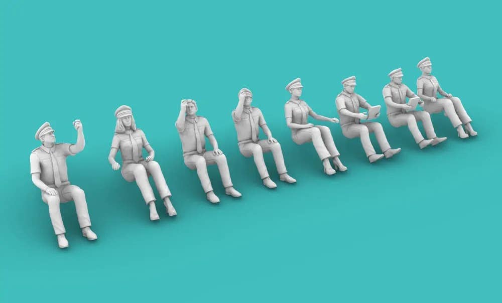 Airline pilots (8 figures) | HLJ.com