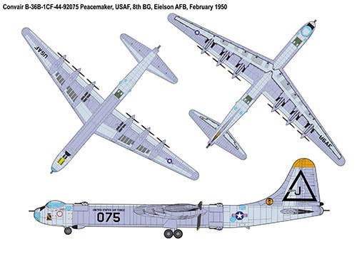 US Convair B-36B Peacemaker Strategic Bomber | HLJ.com