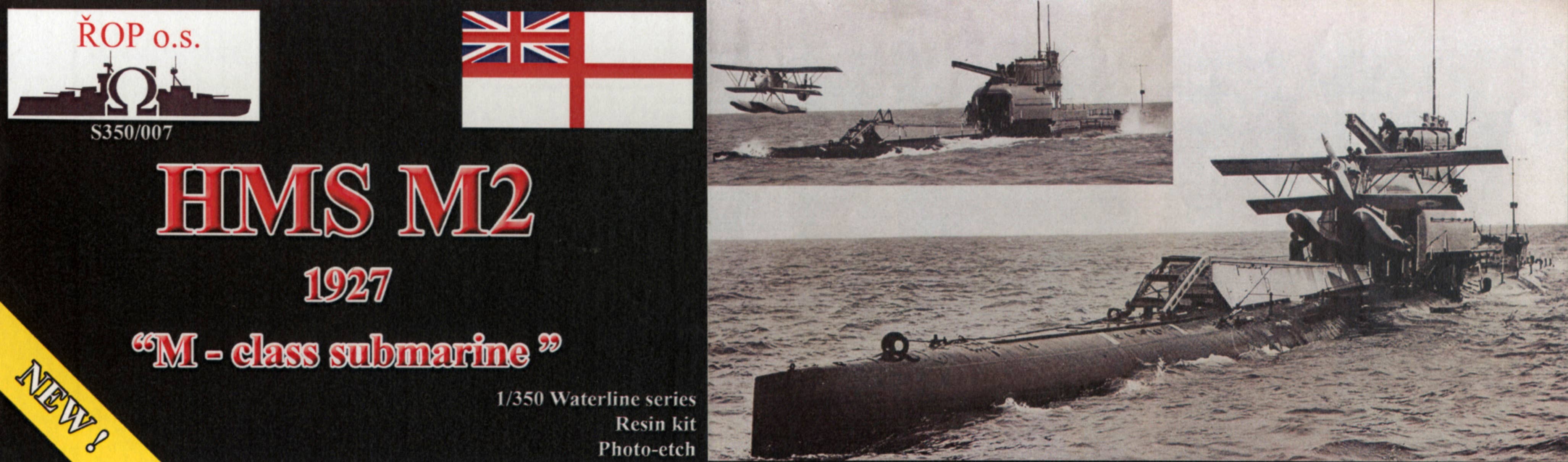 British Navy Submarine HMS M2 1927 | HLJ.com