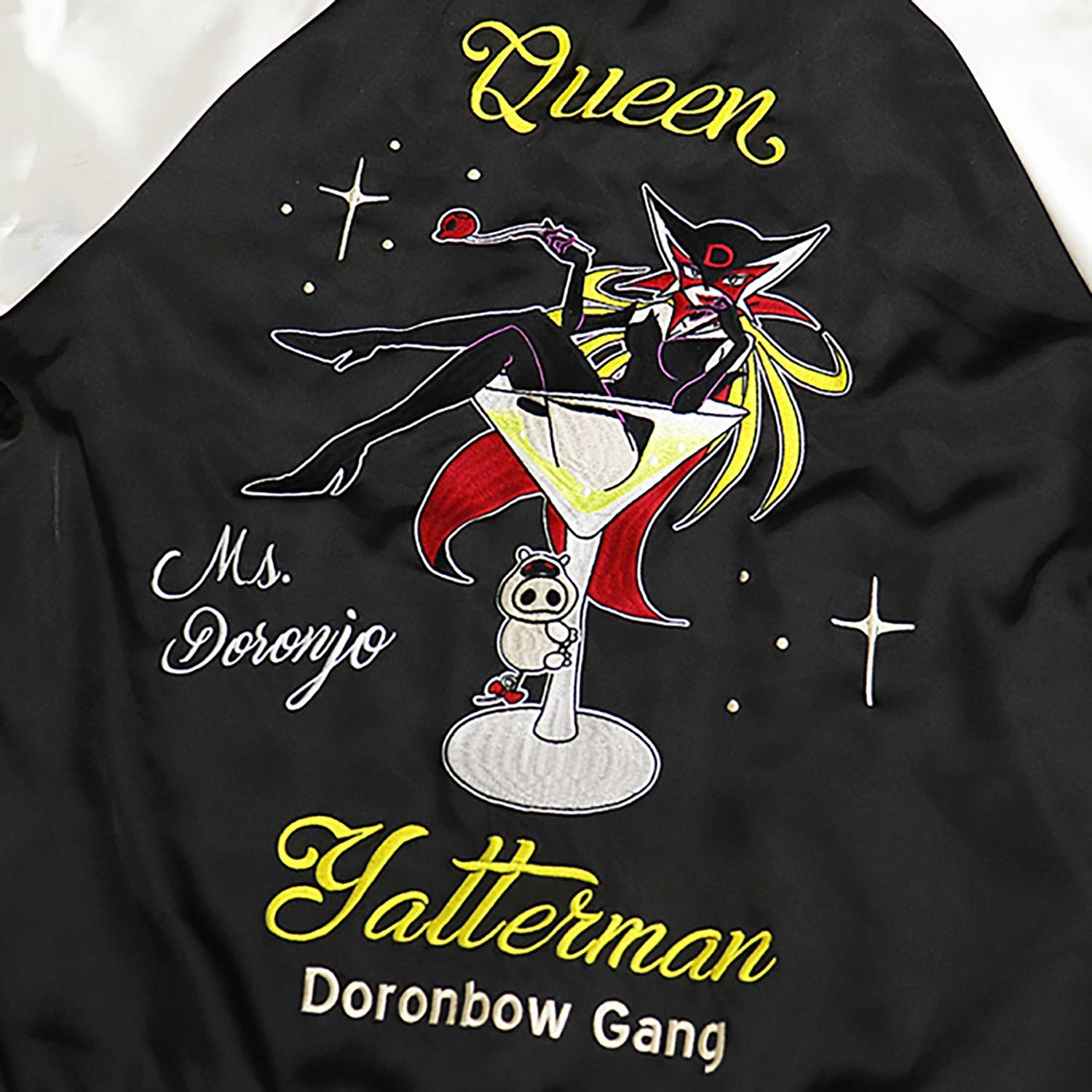 Yatterman Doronjo Reversible Sukajan Black White L Size | HLJ.com