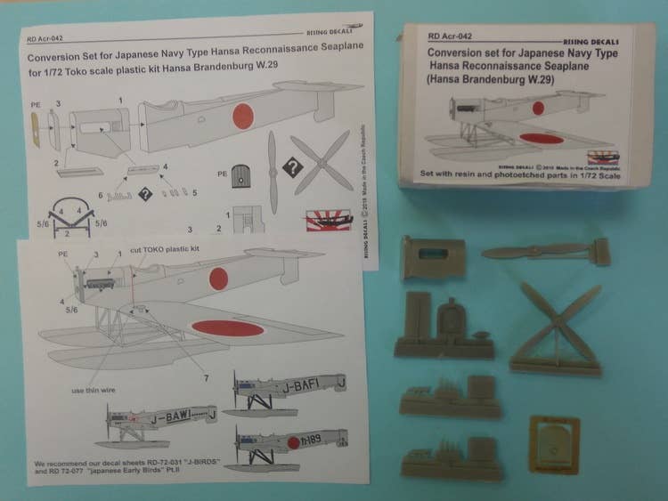 Conversion Set for Japanese Navy Type Hansa Seaplane (Hansa Brandeburg ...