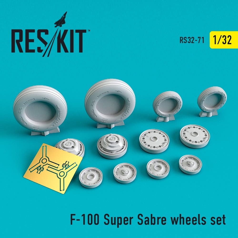 F-100 Super Sabre wheels set for Trumpeter | HLJ.com