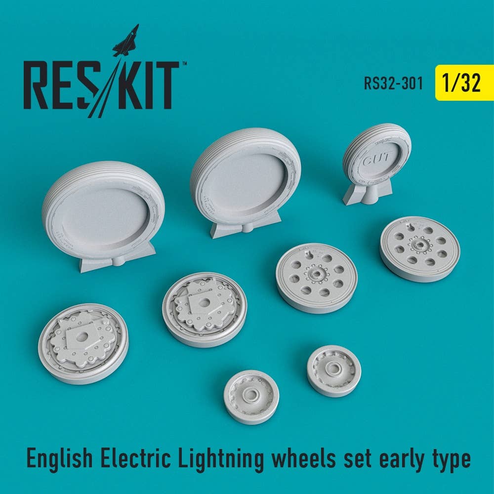 English Electric Lightning Wheels Set Early Type (for Airfix) | HLJ.com