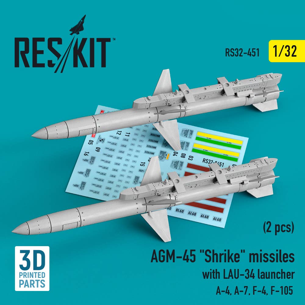 AGM-45 Shrike missiles with LAU-34 launcher (2 pcs) | HLJ.com