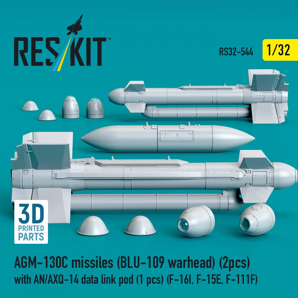 AGM-130C missiles (BLU-109 warhead) (2 pcs) with AN/AXQ-14 data link ...