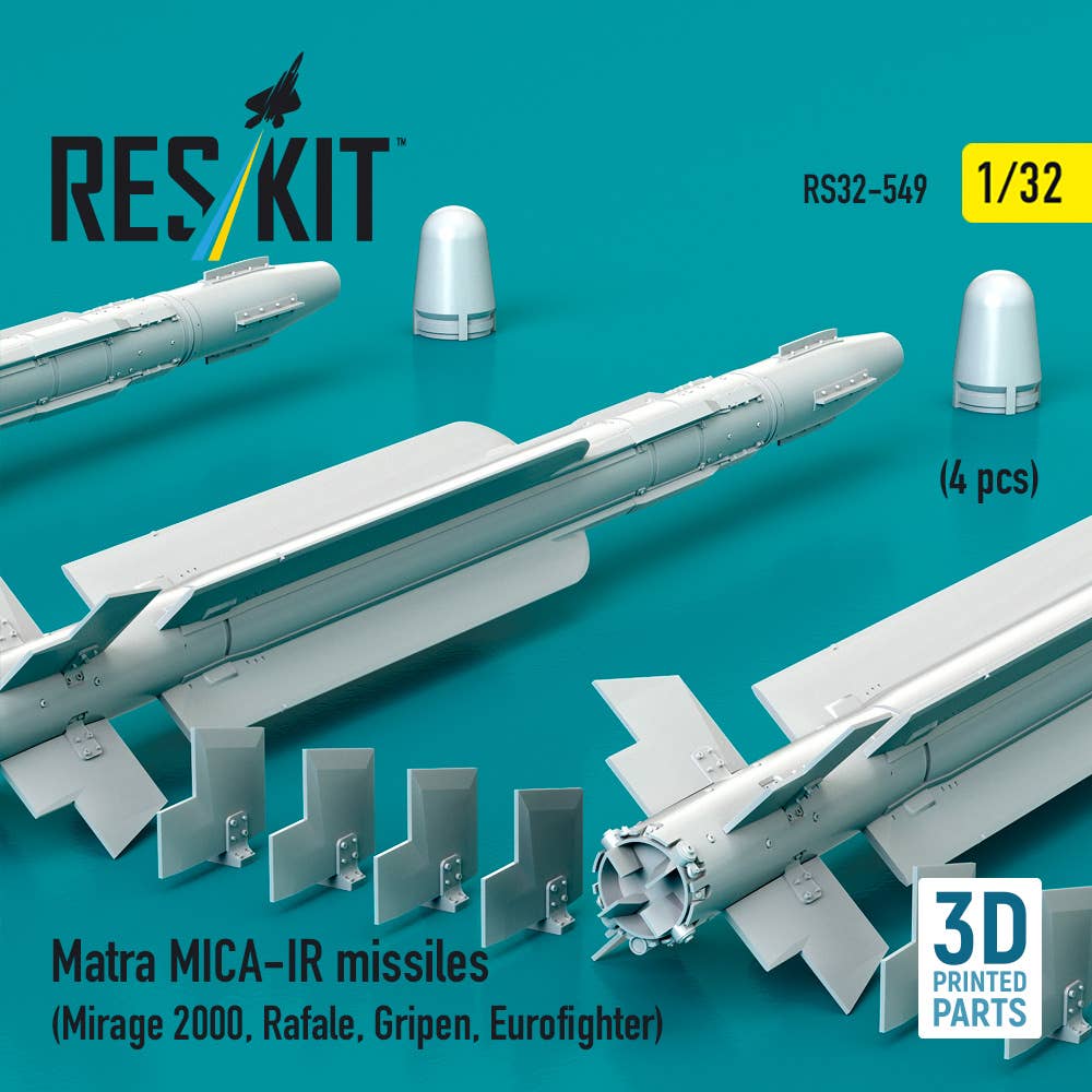 Matra MICA-IR missiles (4 pcs) (3D Printed) | HLJ.com