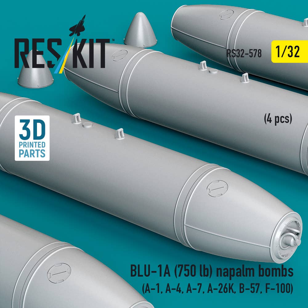 BLU-1A (750 lb) napalm bombs (4 pcs) | HLJ.com