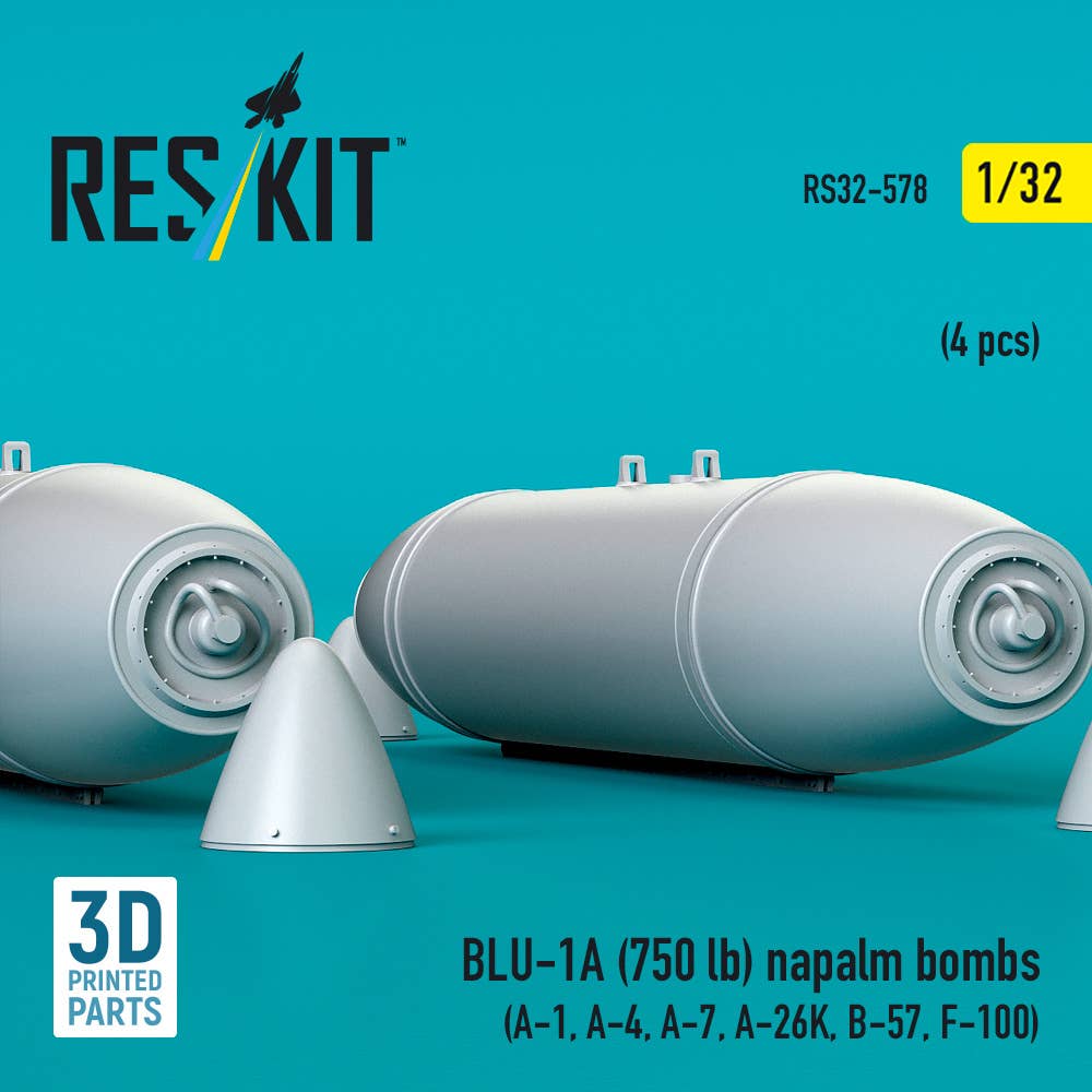 BLU-1A (750 lb) napalm bombs (4 pcs) | HLJ.com