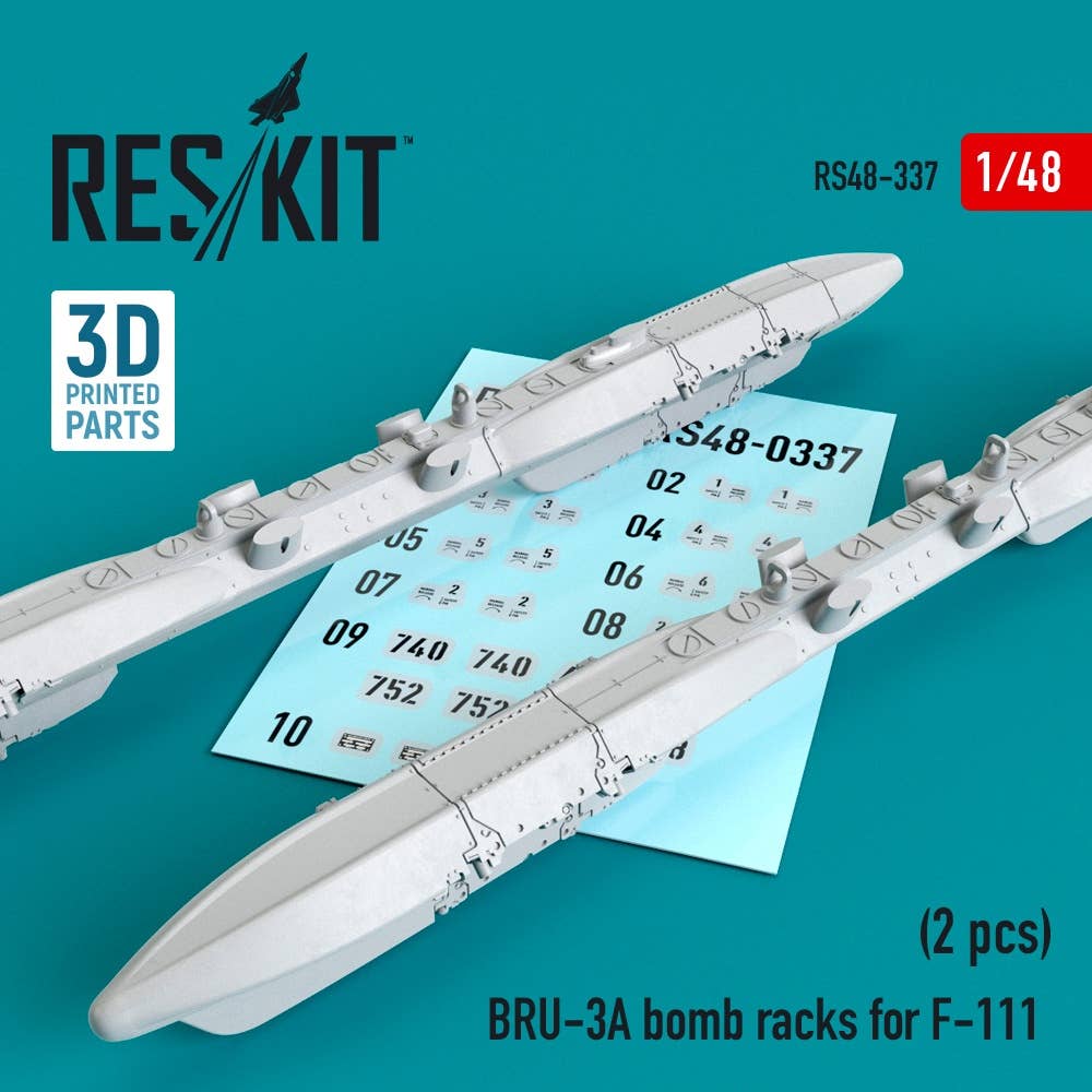 BRU-3A bomb racks for F-111 (2 pcs) (3D Printing) | HLJ.com