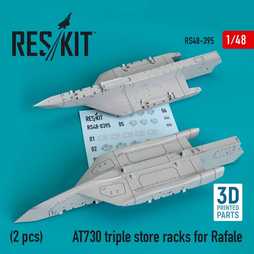 AT730 triple store racks for Rafale (2 pcs) (3D printing) | HLJ.com