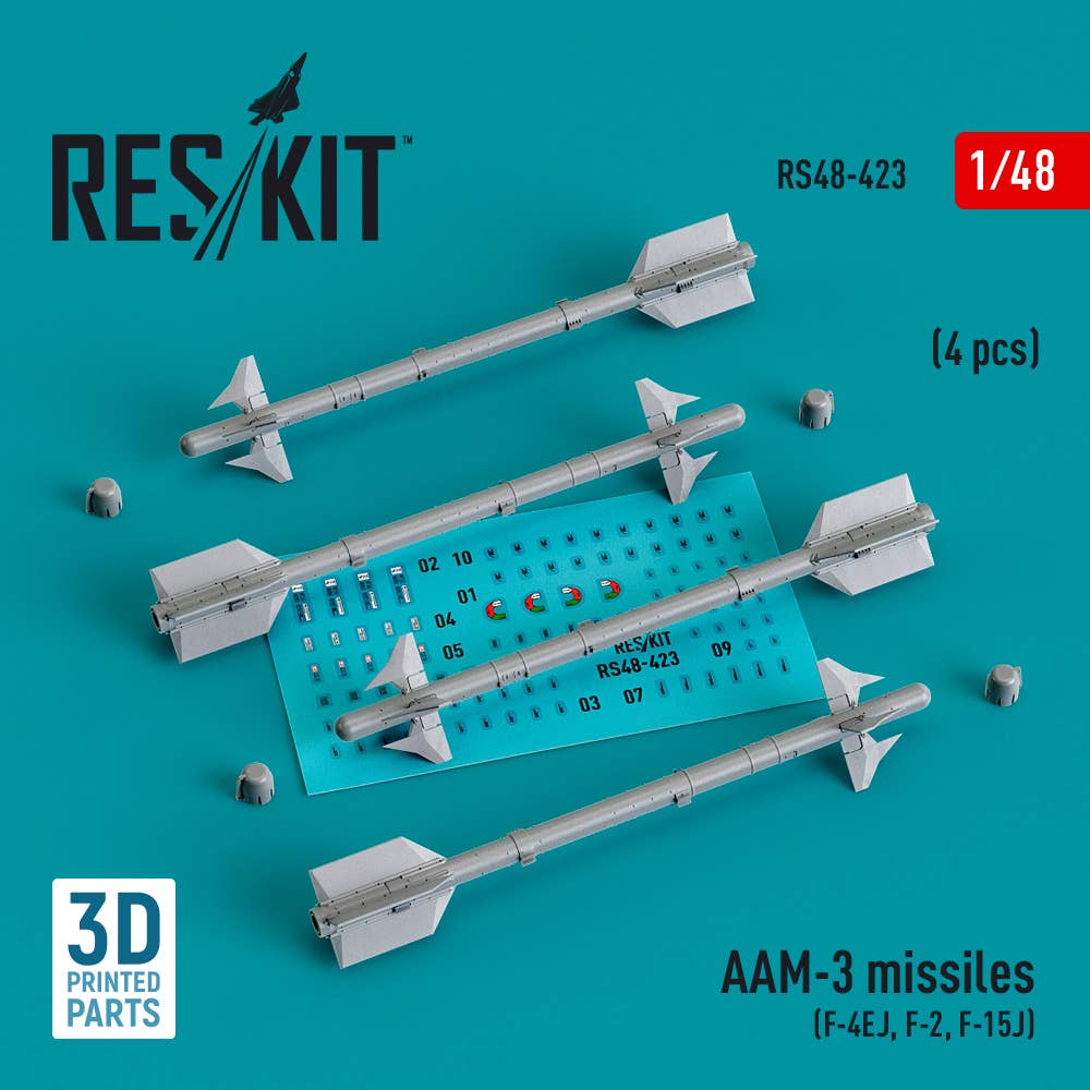 AAM-3 missiles (4 pcs) (3D Printed) | HLJ.com