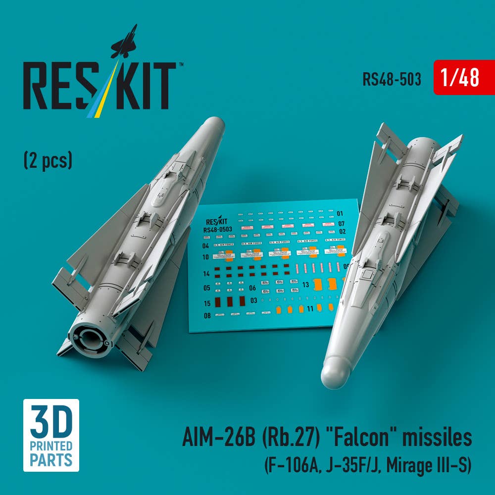 AIM-26B (Rb.27) Falcon missiles (2 pcs) | HLJ.com