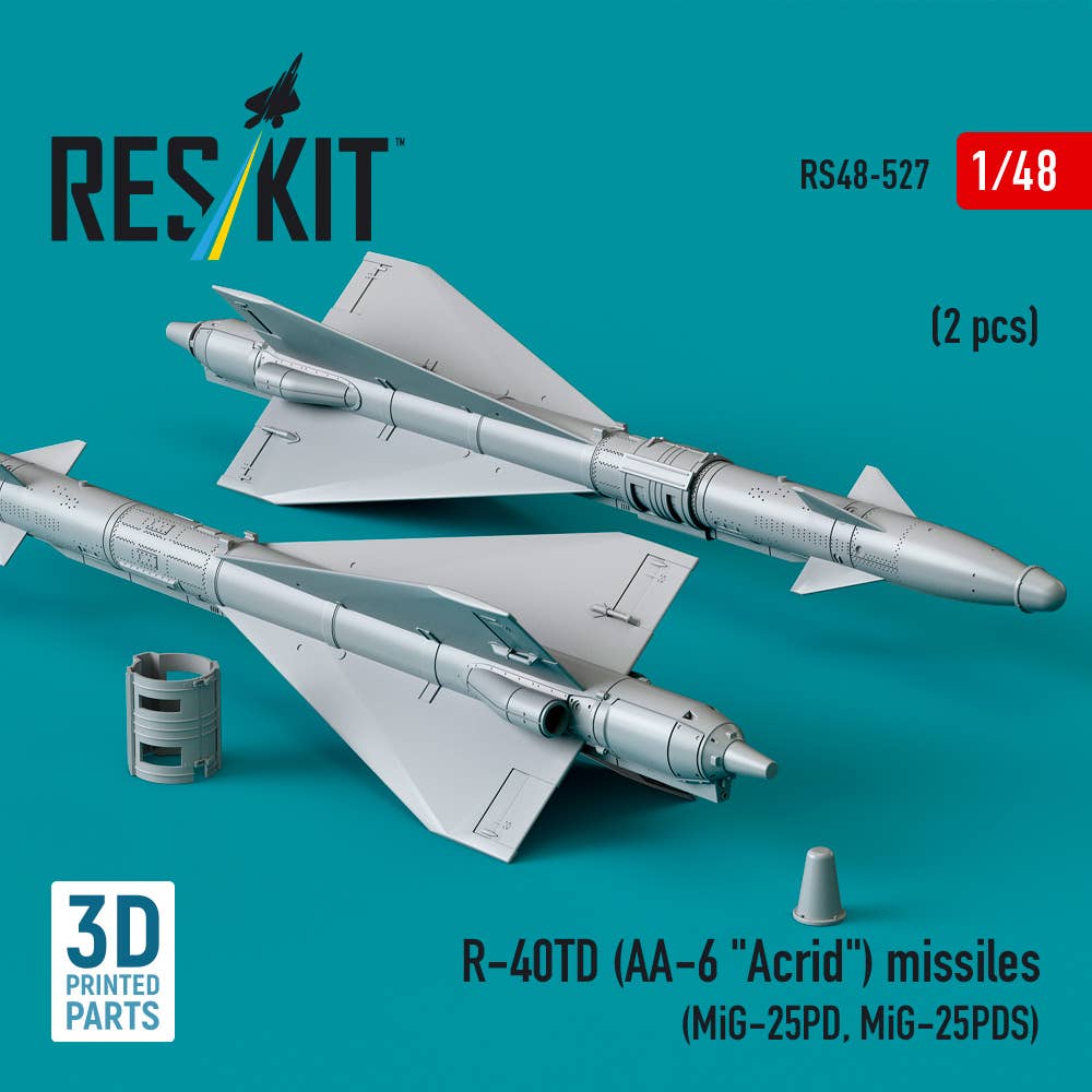 R-40TD (AA-6 Acrid) IR missiles (for MiG-25PD, MiG-25PDS, 2 pcs) | HLJ.com