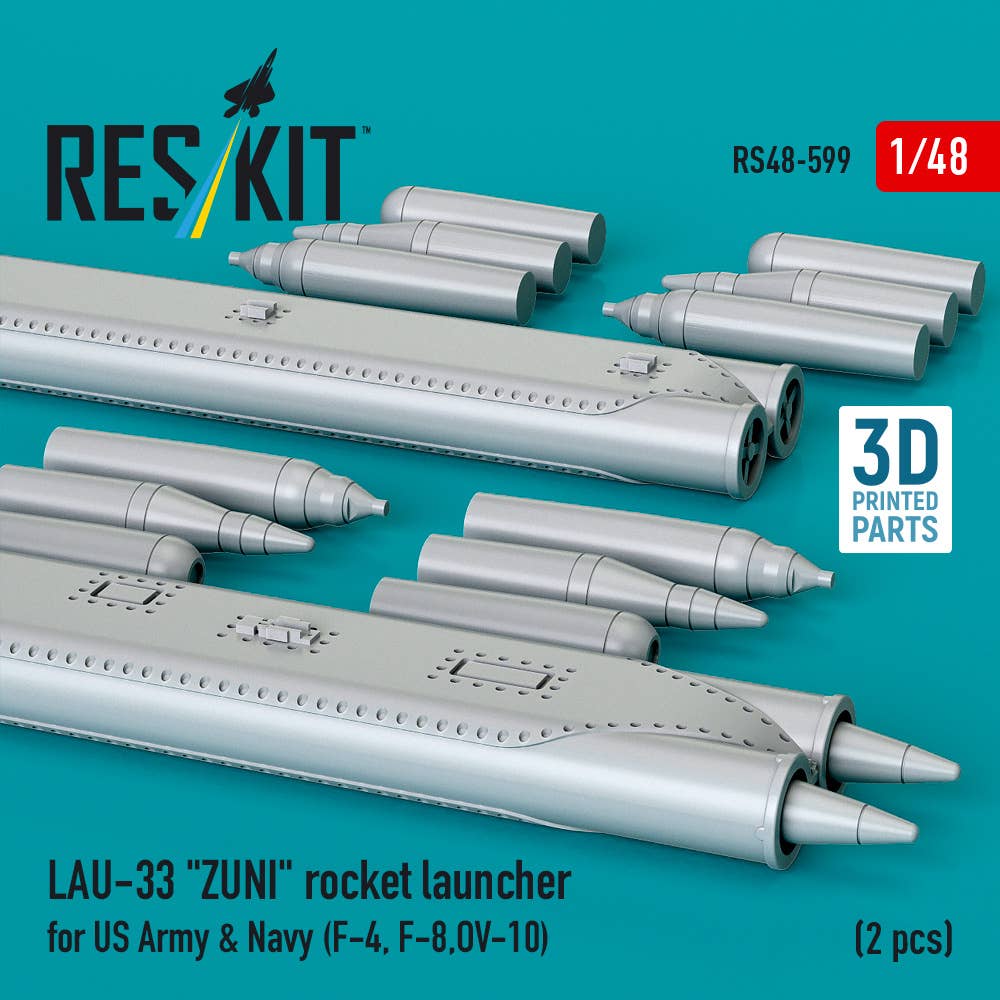 LAU-33 ZUNI rocket launcher for US Army & Navy (2 pcs) | HLJ.com