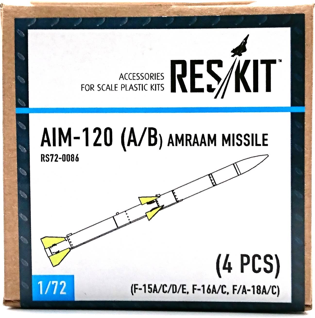 AIM-120A/B AMRAAM Missile (4 pcs) | HLJ.com
