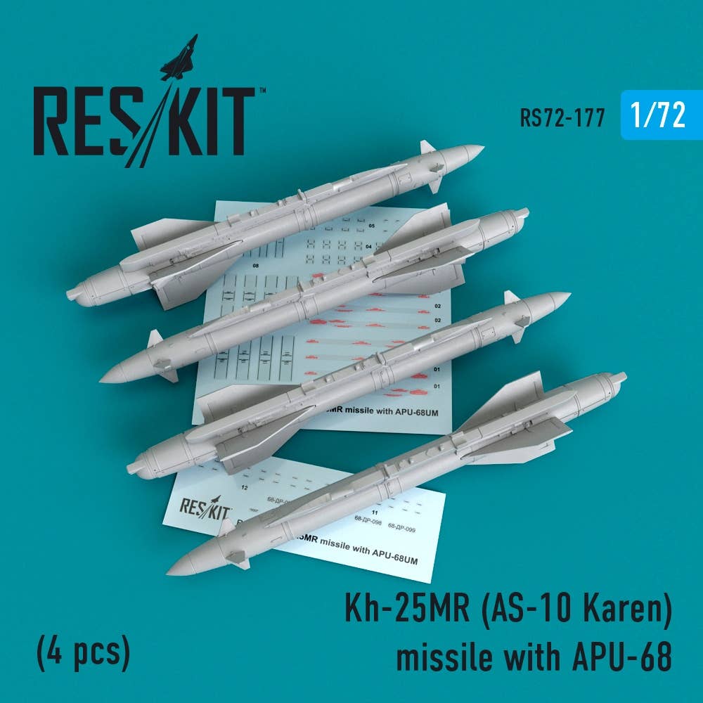 Kh-25Mr (As-10 Karen) Missile With Apu-68 (4 Pcs) (Mig-23, Mig-27, Su ...